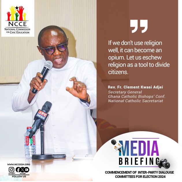 Excerpt from Rev. Fr. Clement Kwasi Adjei, Secretary General, Ghana Catholic Bishops' Conf ...