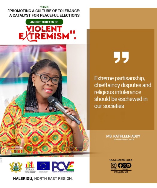 Excerpt from the NCCE Chairperson's speech at the 5th National Dialogue ...