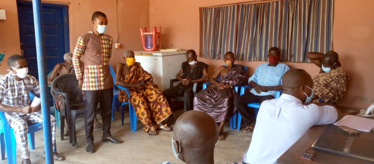 NCCE, SENSITISE CHIEFS IN SENE WEST ON COVID-19 VACCINE | NCCE Ghana