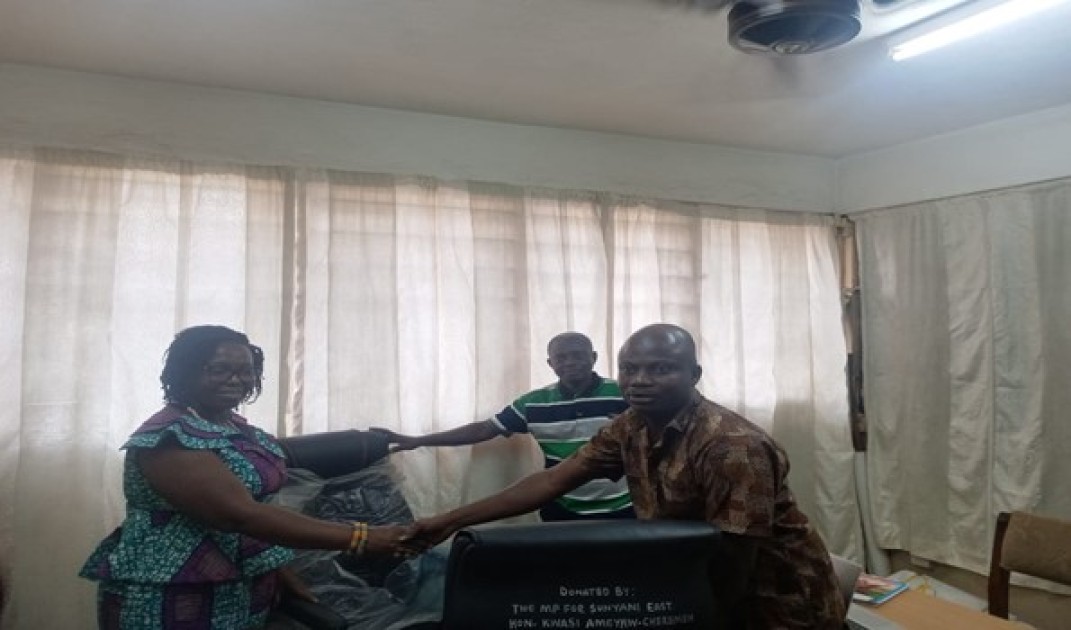 Sunyani East MP donates to NCCE Bono Regional Office | NCCE Ghana
