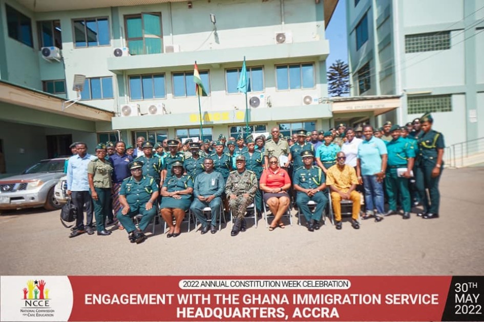 Mr. Victor Brobbey, a Commission Member of NCCE joined the Constitution ...