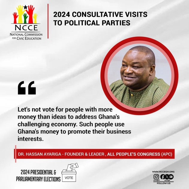 Excerpt from NCCE's engagement with the All People's Congress (APC ...