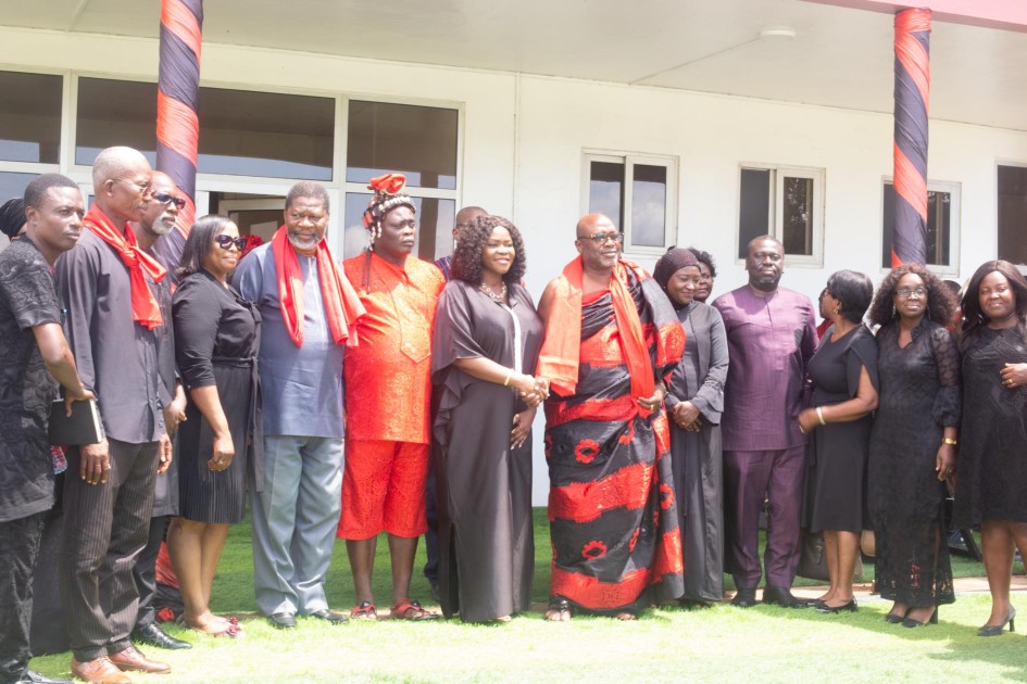 A delegation from the NCCE, led by its Chairperson, Ms. Kathleen Addy ...