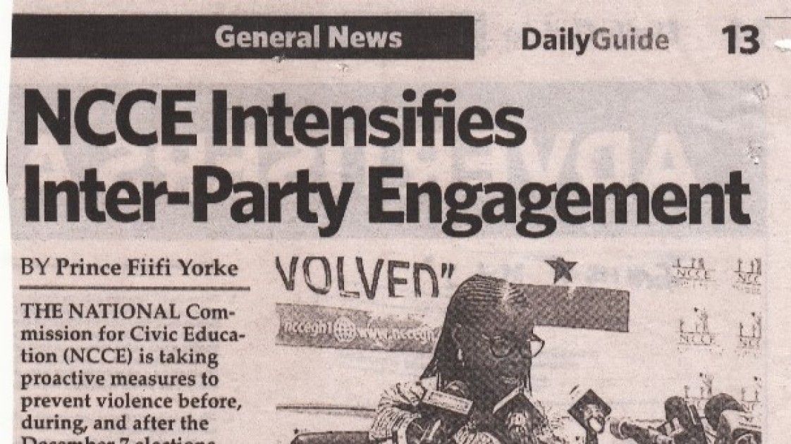 NCCE Intensifies Inter-Party Engagement | NCCE Ghana