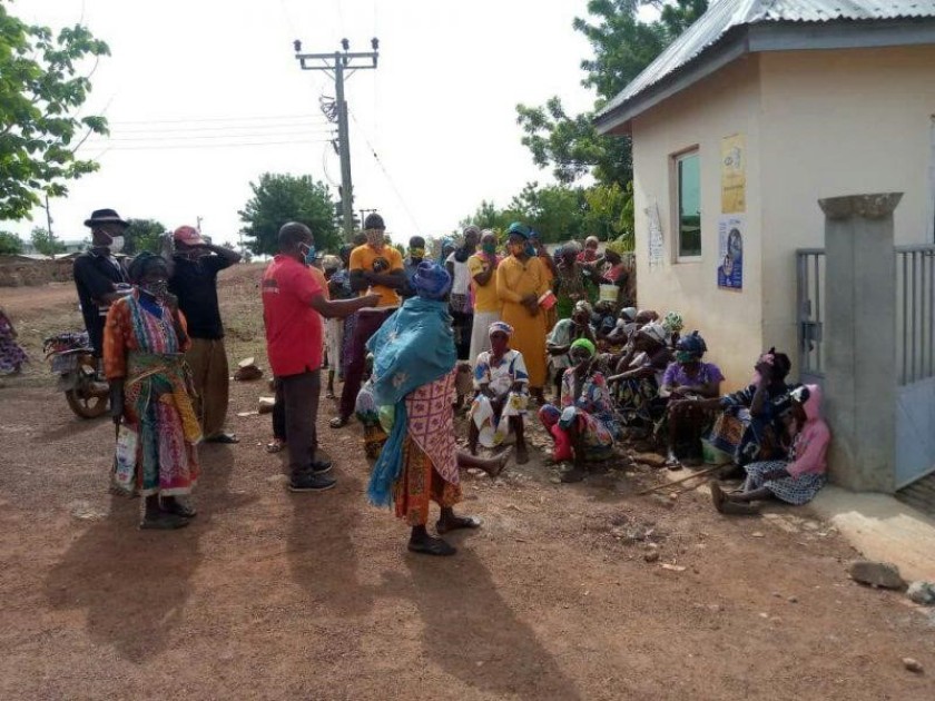 NCCE LAMBUSSIE ENGAGES LEAP BENEFICIARIES ON COVID-19 | NCCE Ghana